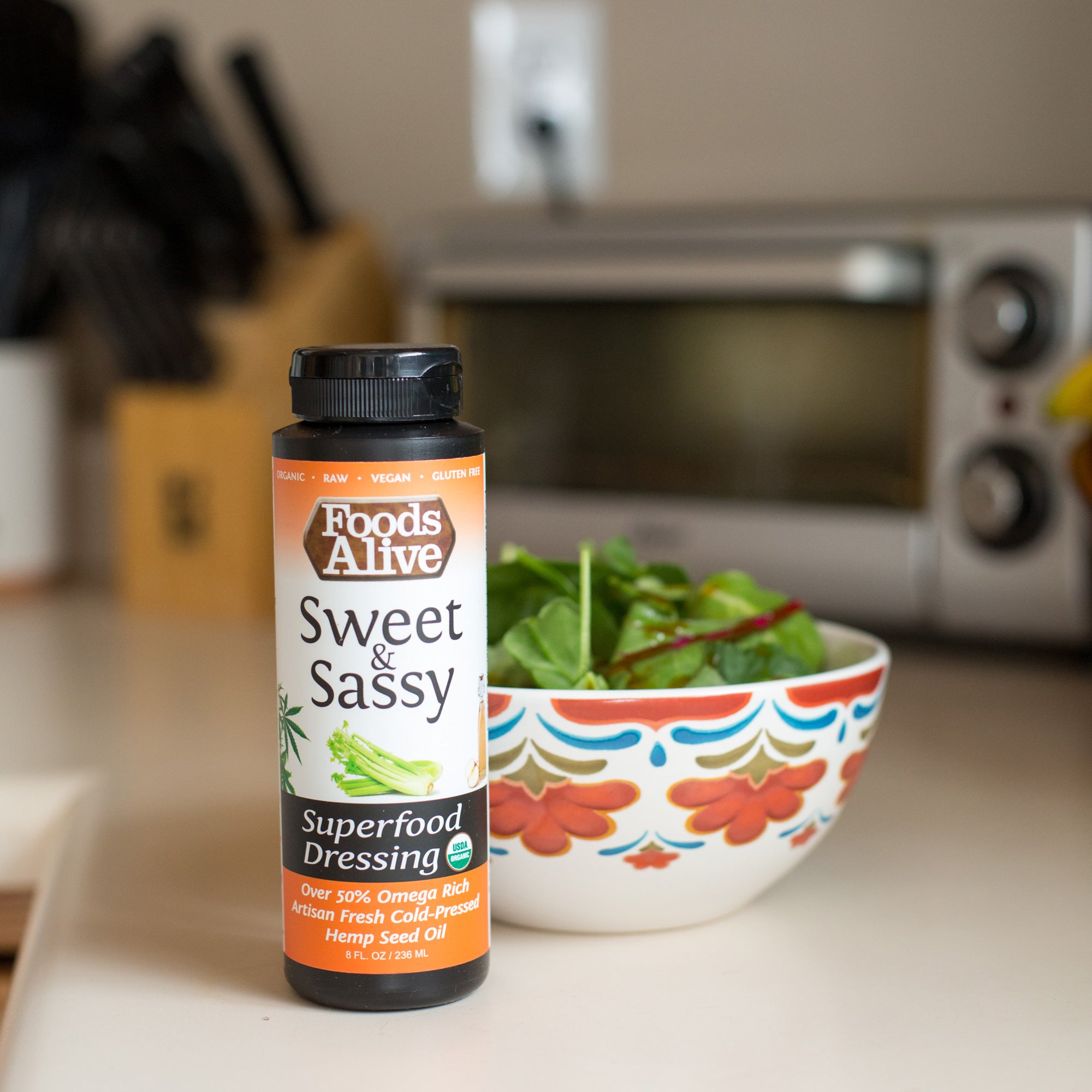 Sweet and Sassy Dressing with cold-pressed hemp oil – Foods Alive Inc.