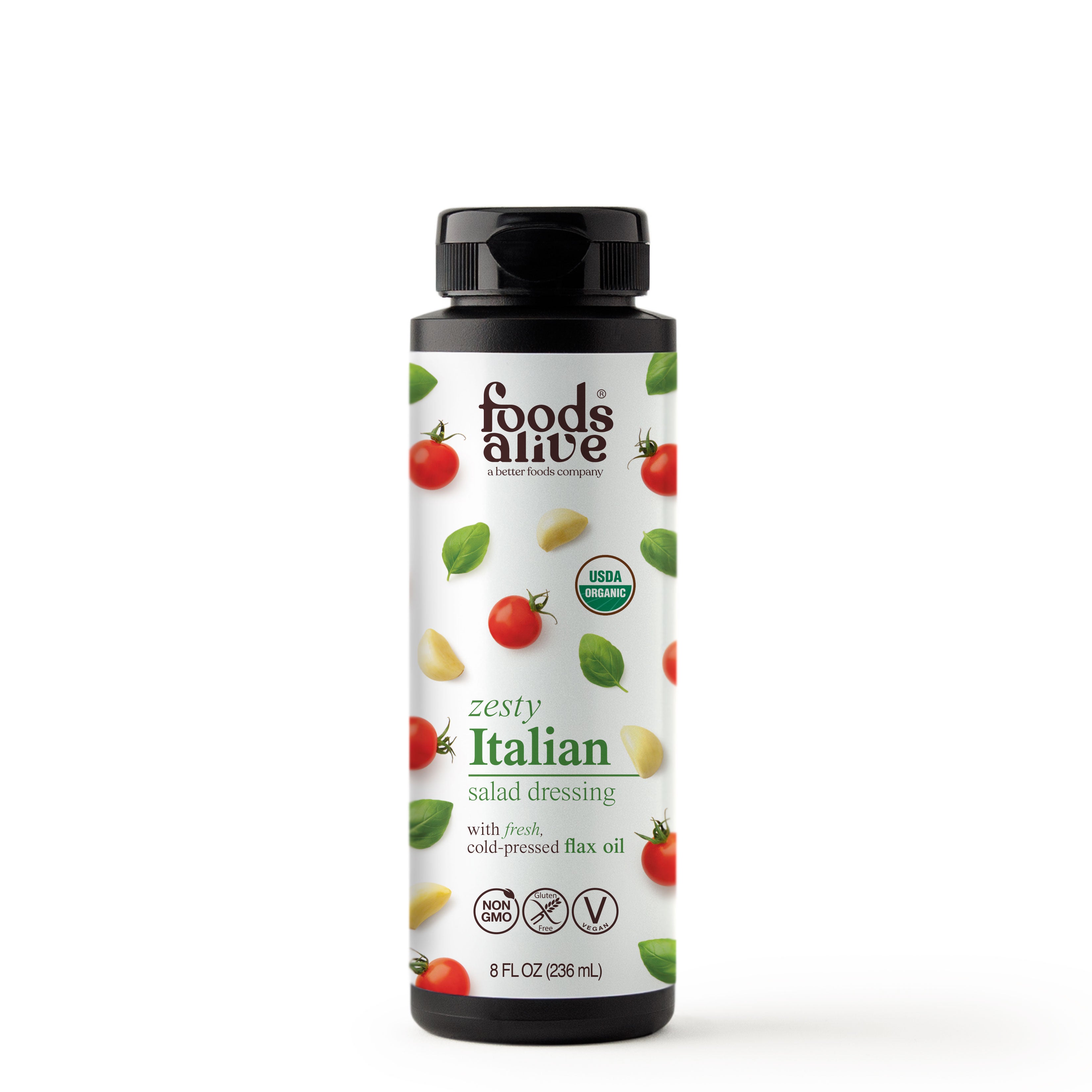 Organic Zesty Italian Dressing - Cold-Pressed Oil – Foods Alive Inc.