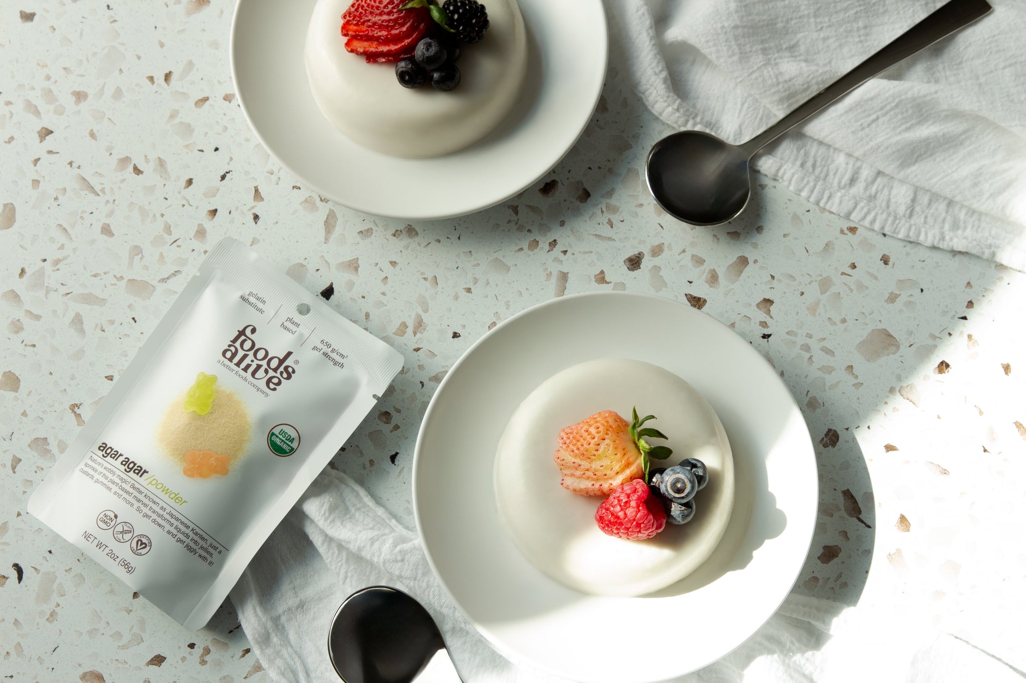 Organic Agar Agar Powder - Plant Based, Vegan Gelatin – Foods Alive Inc.